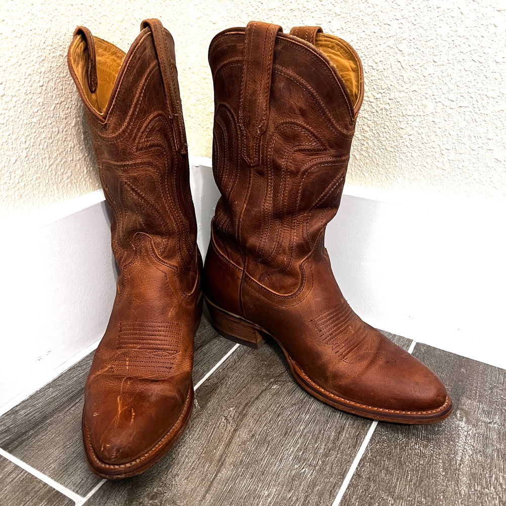 Tecovas Jamie Scotch Goat Cowgirl Boot - Gem